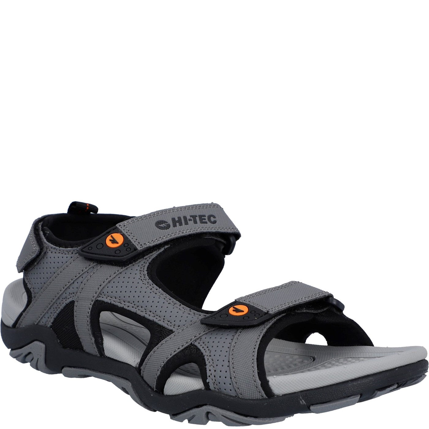 Mens Hi-Tec Grey Crater Sandals