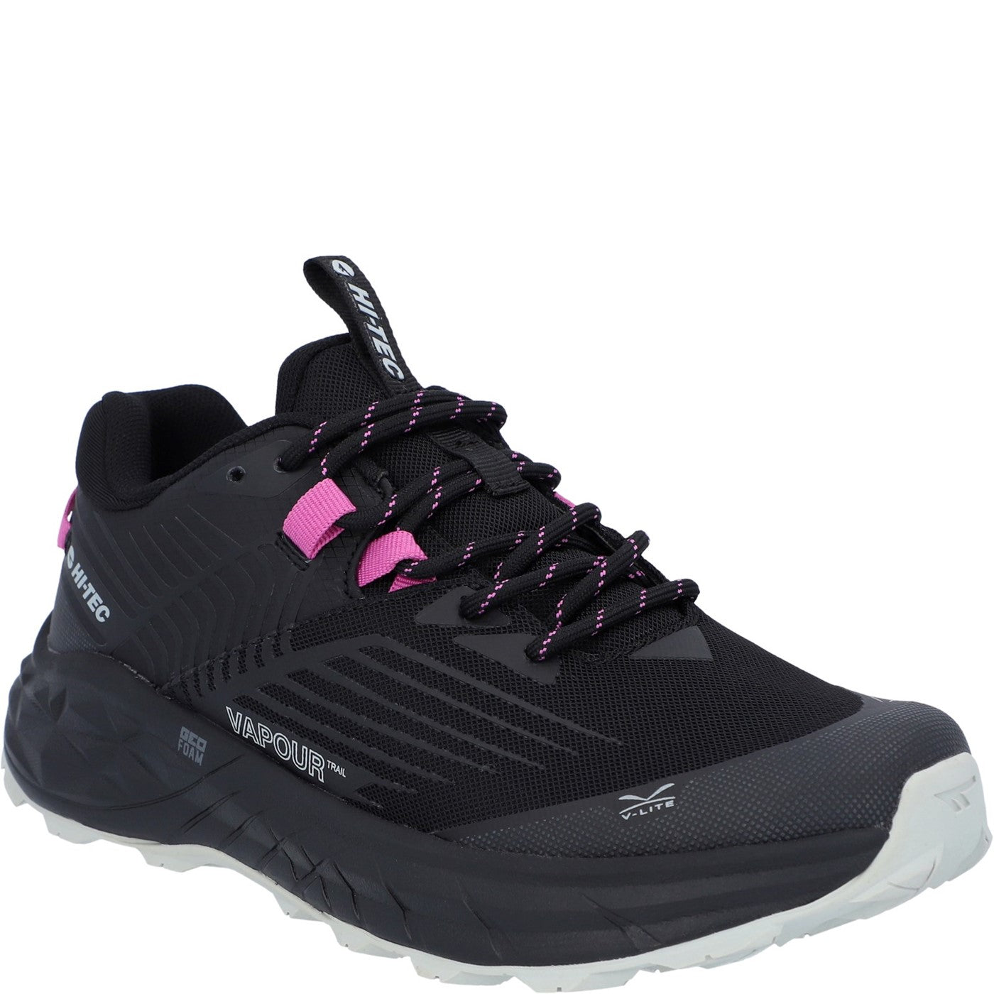 Womens Hi-Tec Black Fuse Trail Low