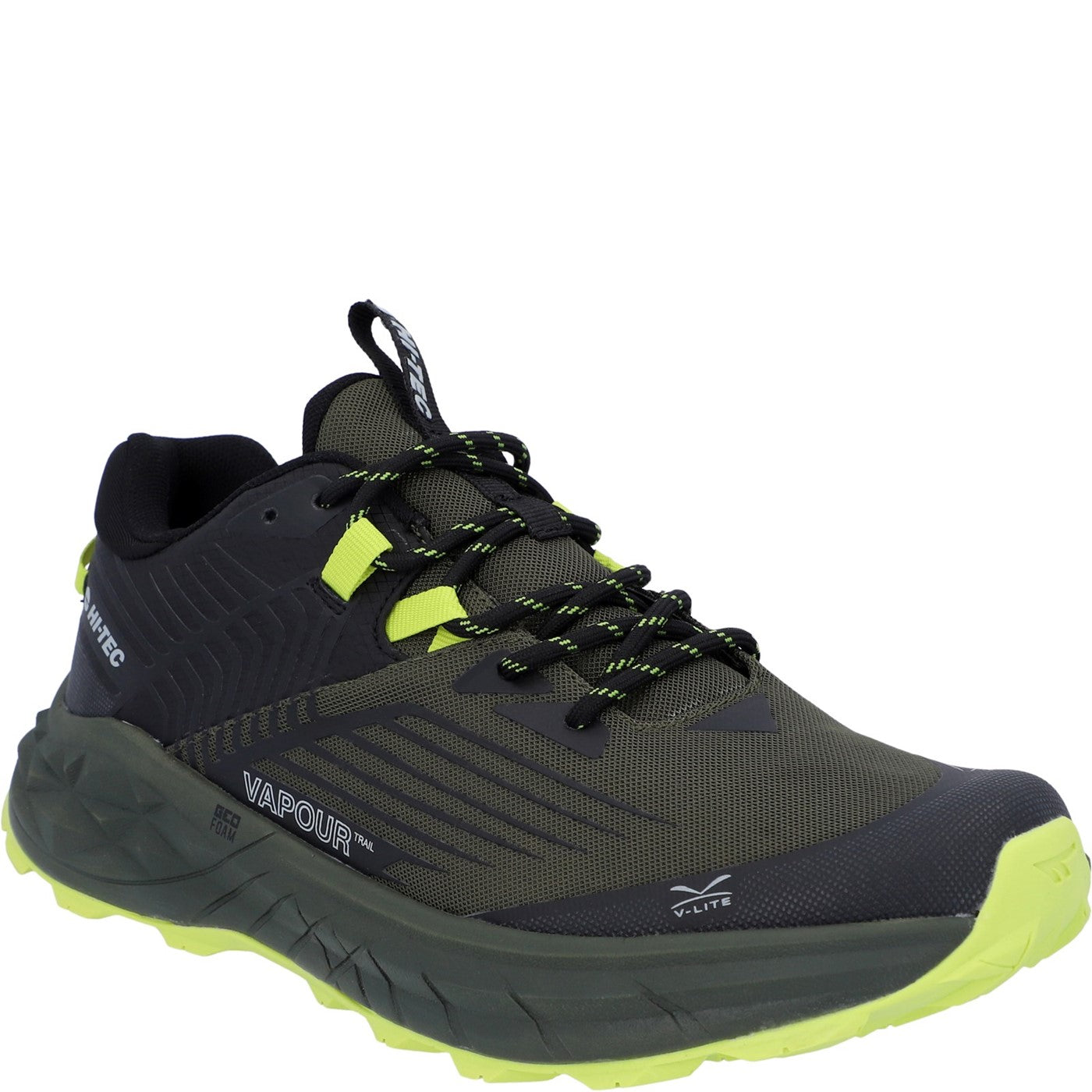 Mens Hi-Tec Black Fuse Trail Low