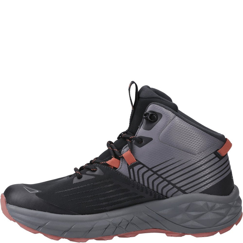 Mens Hi-Tec Charcoal Fuse Trail Mid