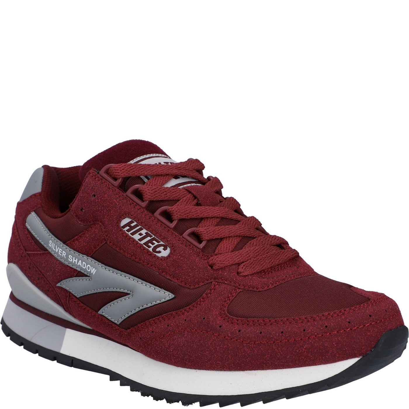 Mens Hi-Tec Red Silver Shadow Trainers